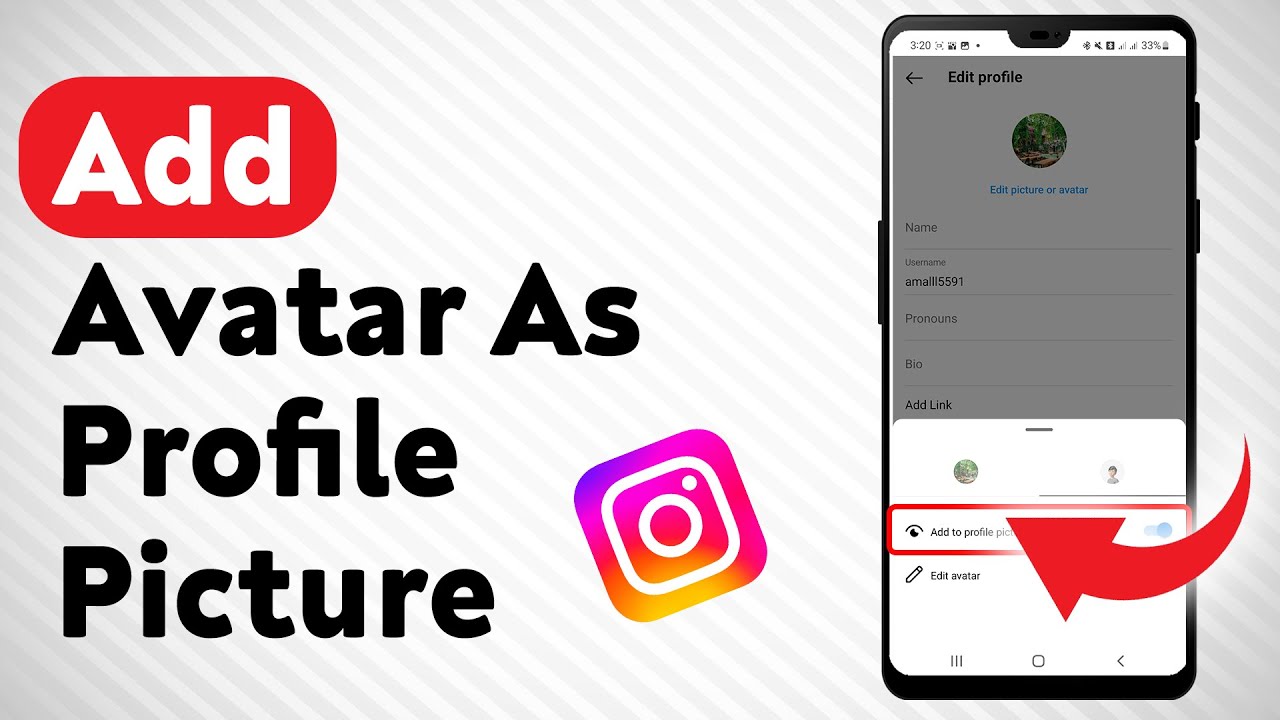 How To Add Your Avatar As A Profile Picture - Full Guide - YouTube