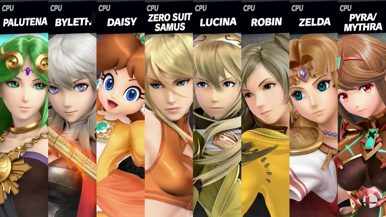 Super Smash Bros. Ultimate - Girls Thanksgiving Battle 🦃🍂🍁 - YouTube