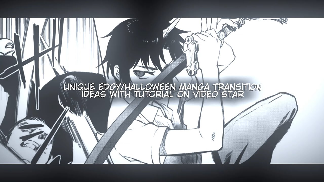 Edgy & Halloween Manga Transition Ideas On Video Star Tutorial! - YouTube