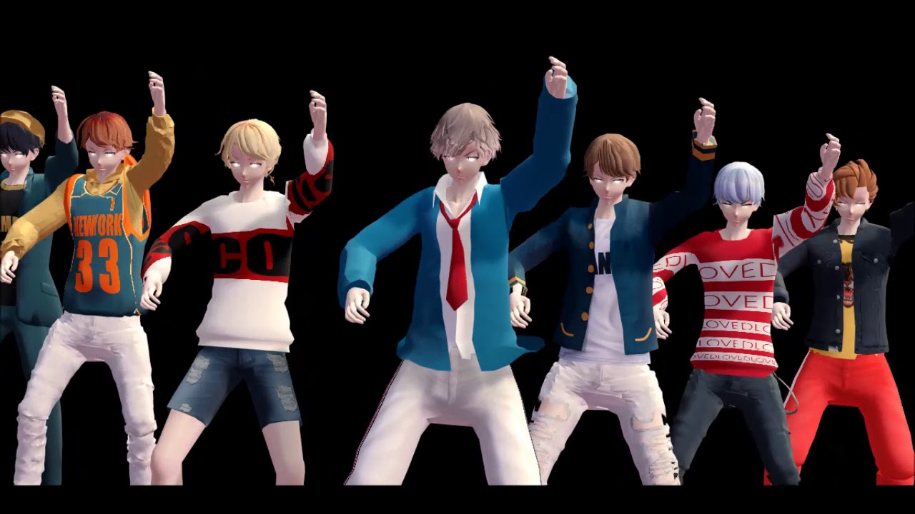 【MMD】BTS-MIC Drop【DL】 - YouTube