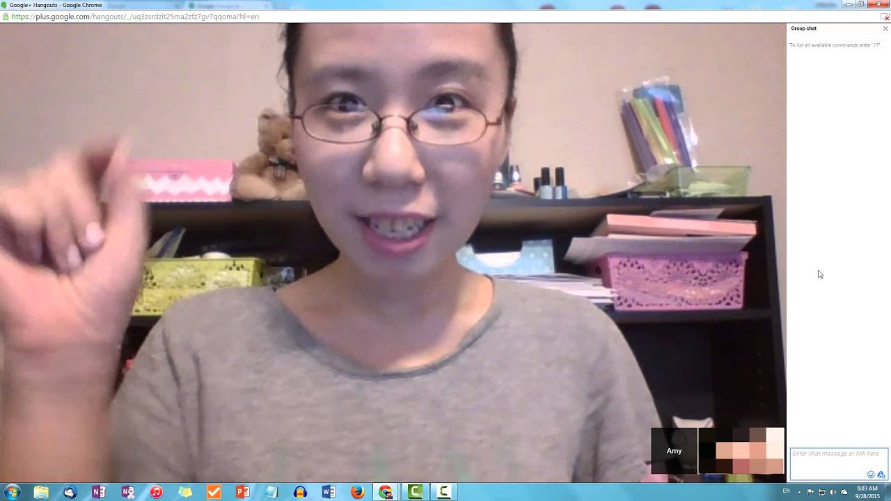 Acer Chromebook C720 Video Chat Quality on a Google Hangout Call - YouTube