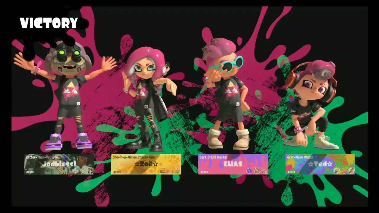 Splatoon 3 - The Legend of Zelda Splatfest Session 1 (Team Power) - YouTube