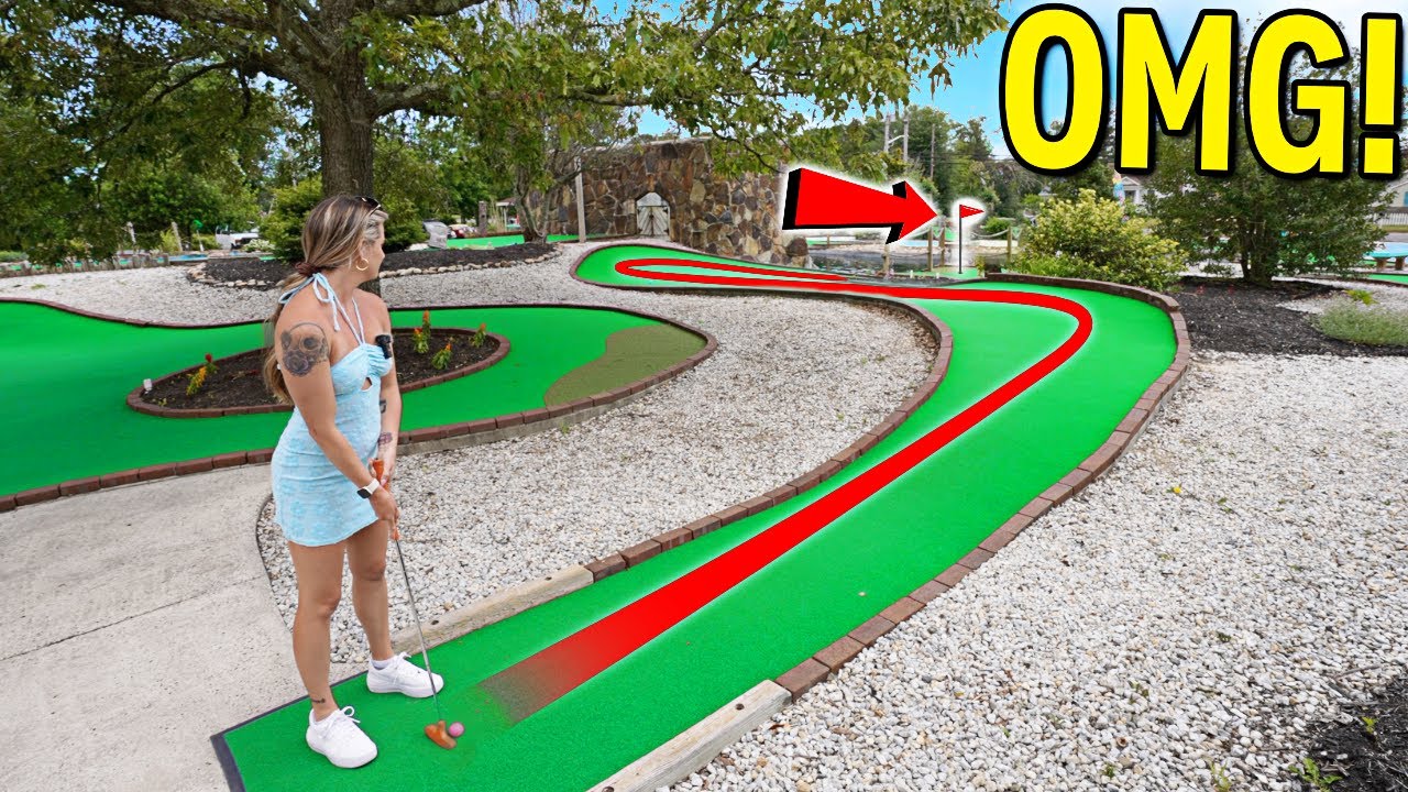 Mind Blowing MASSIVE Mini Golf Course! - YouTube