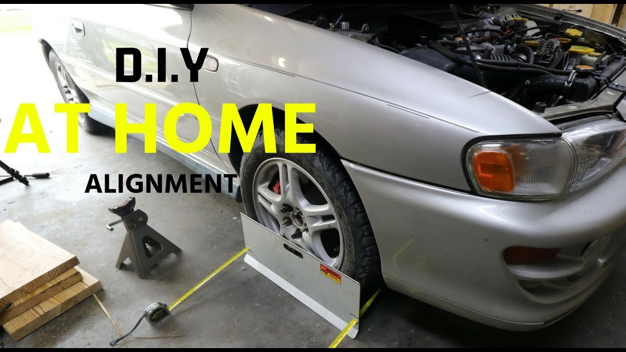 How to do an at home DIY alignment: Rally Subaru gets an alignment ...