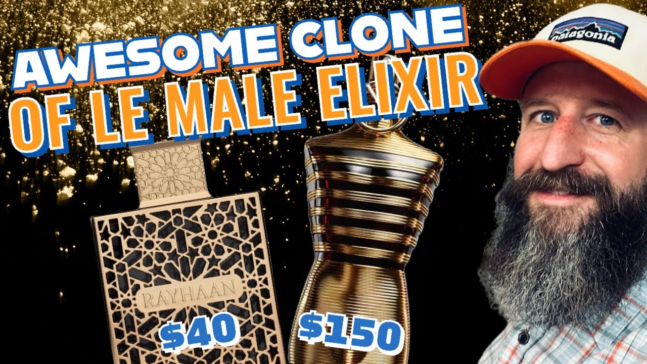 ANOTHER AWESOME CHEAP MIDDLE EASTERN DUPE! | Rayhaan Elixir: JPG Le Male Elixir Clone Fragrance ...