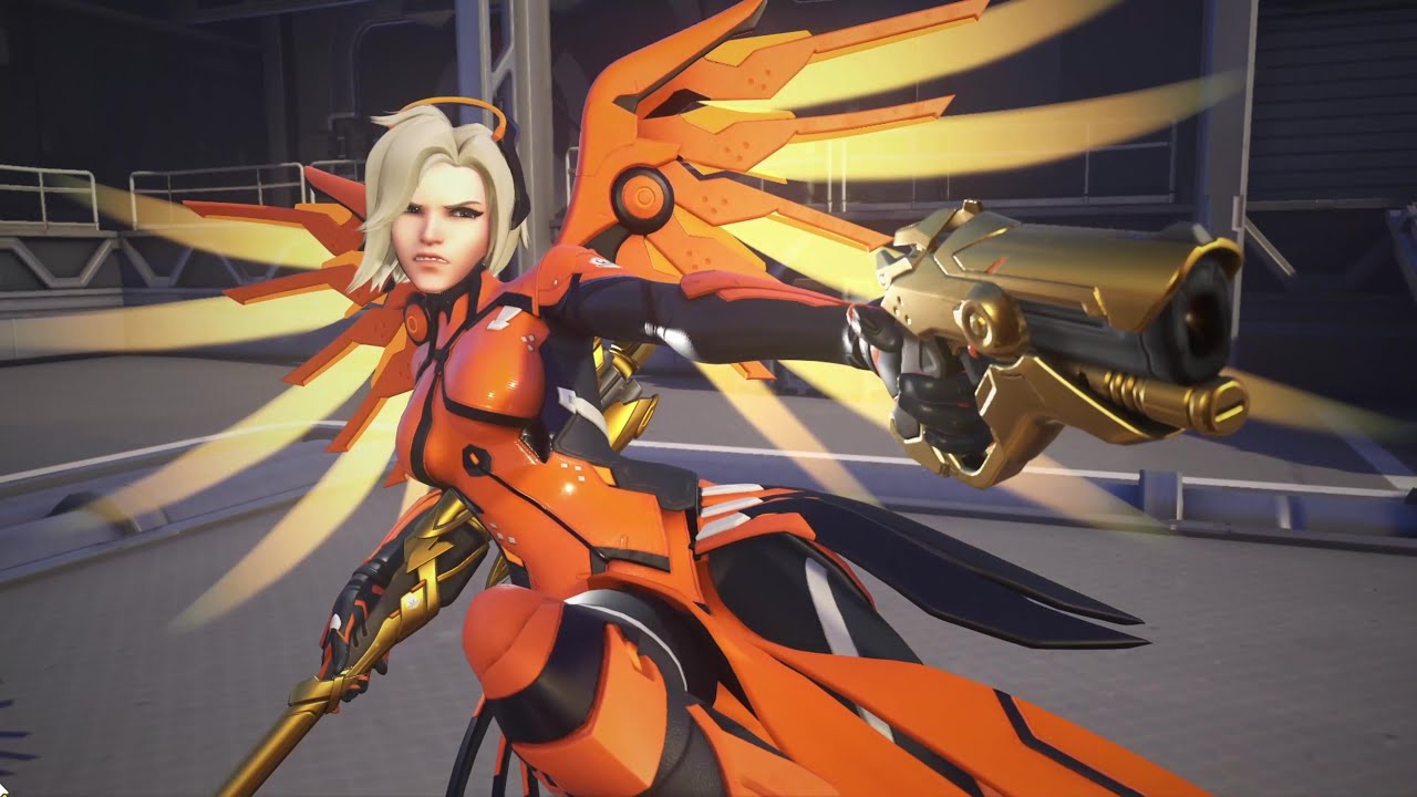 MERCY'S WORLD CUP SKIN 🤩🤩 - Overwatch 2 Competitive Gameplay - YouTube