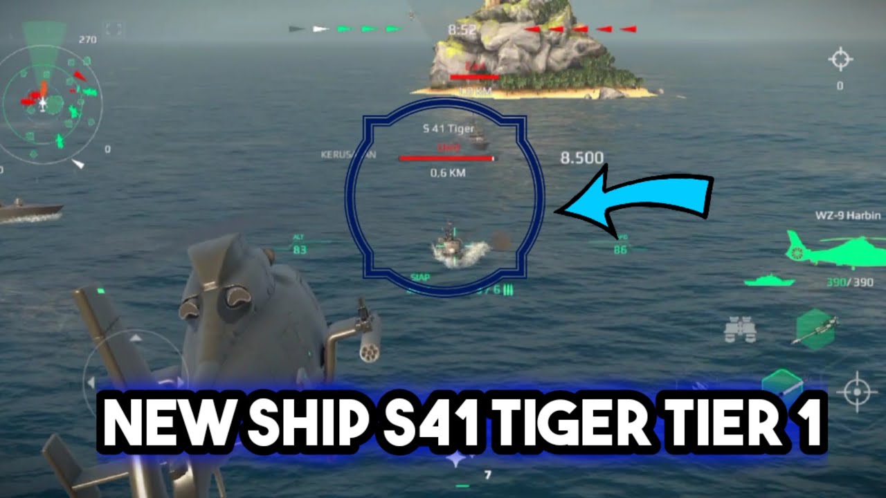 New Leak Ship S41 Tiger Tier 1 | Modern Warships - YouTube