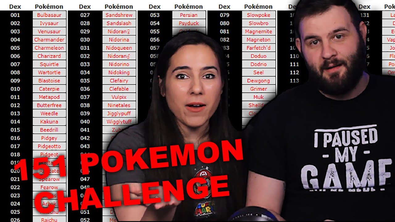 HARDEST POKEMON CHALLENGE?! NAME ALL 151 ORIGINAL POKEMON IN 15 MINUTES ...