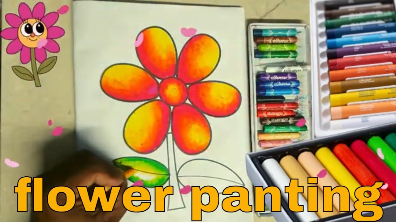 Flower Power: Simple Flower Painting Tutorial For Beginners! 🌸🎨 - YouTube