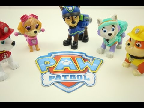 Paw Patrol Rescue Team Unboxing and Play New - YouTube