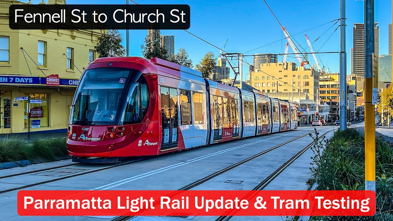 Transport for Sydney Vlog 834: Parramatta Light Rail Update & Tram ...