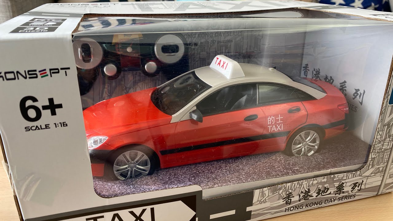 KONSEPT-Hong Kong Taxi-Remote Control Car-KONSEPT-香港的士試玩-遙控車 - YouTube