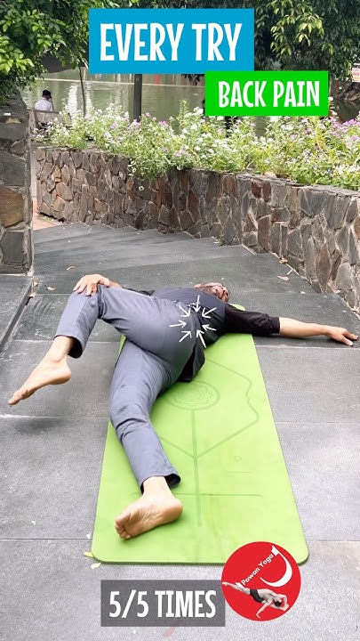 Easy Cracking Lower Back | Cracking Back By Yourself | Back Pain Relief ...