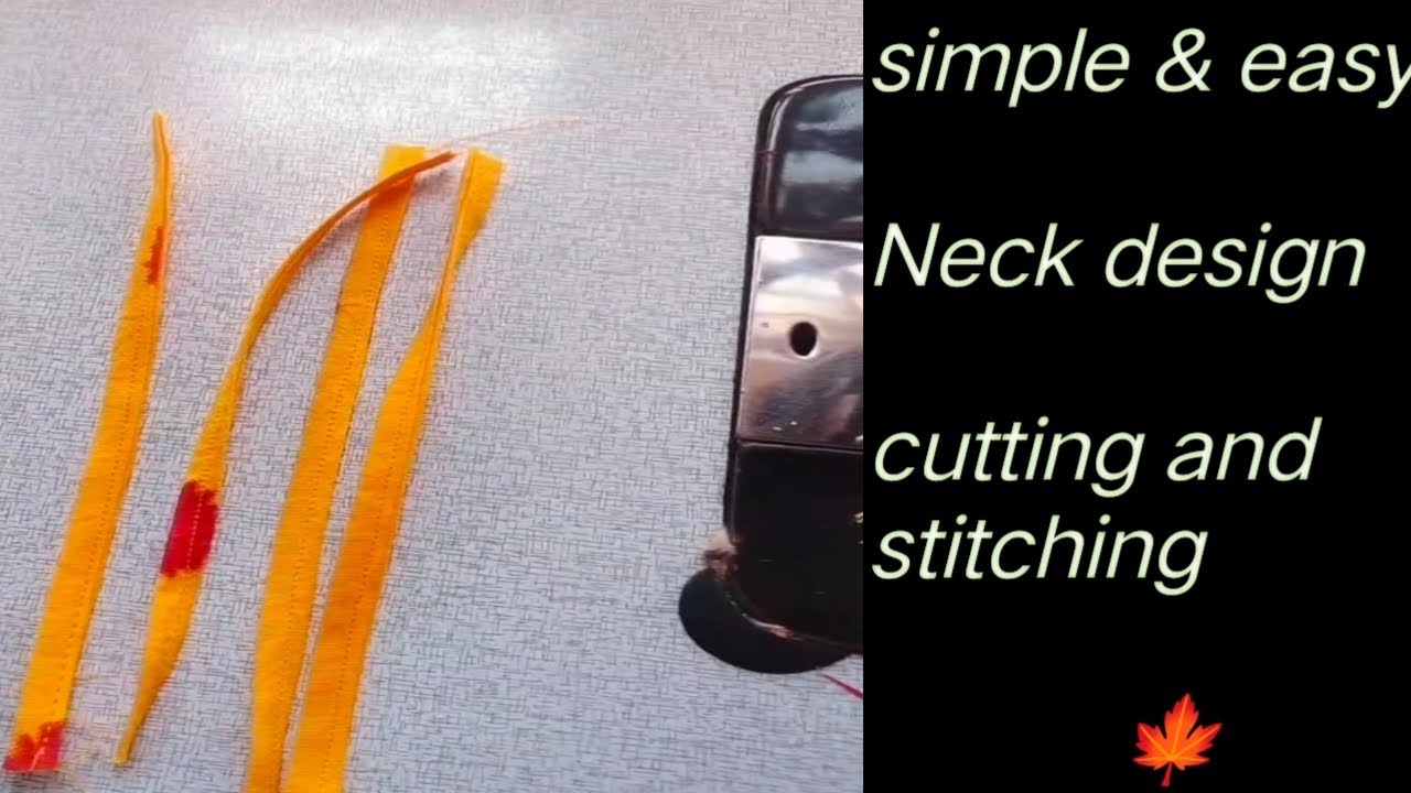 Simple and easy/ Neck design/cutting and stitching/very easy/ neck ...