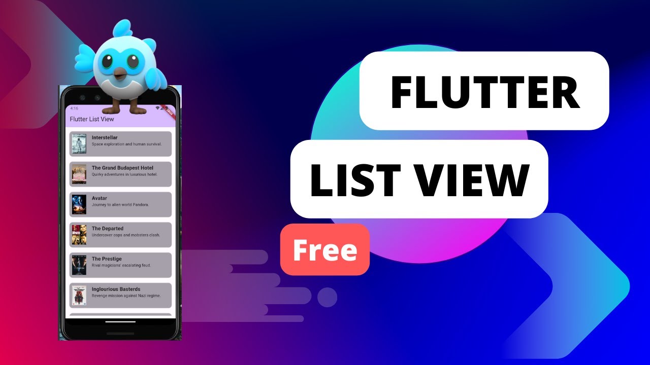 Mastering Flutter Create A Stunning Movie List View From Scratch Flutterdev Codingtutorial