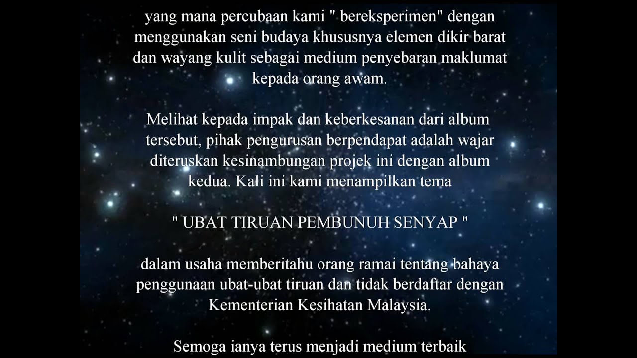 Dikir Farmasi 2 ~ Secebis coretan - YouTube