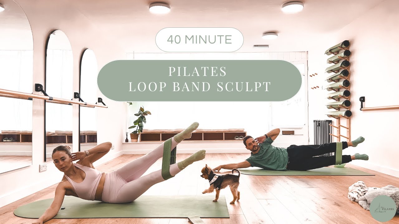 Pilates Loop Band Sculpt|| ALL Levels || BLOOM Pilates at home - YouTube