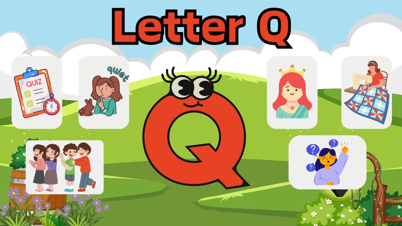 Learn The Letter Q: Say the Letter, Say the Sound! English Alphabet for ...