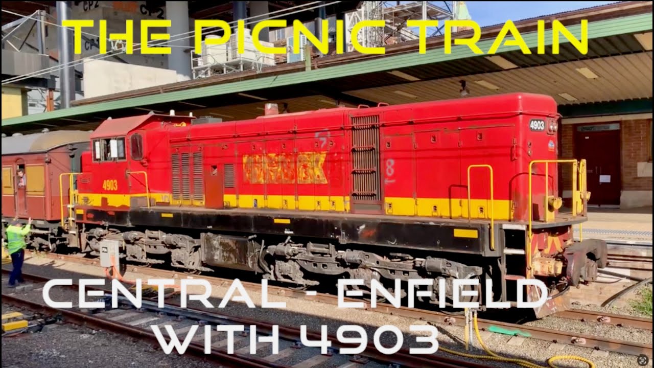 The Moss Vale Picnic Train - Central to Enfield Yard - YouTube