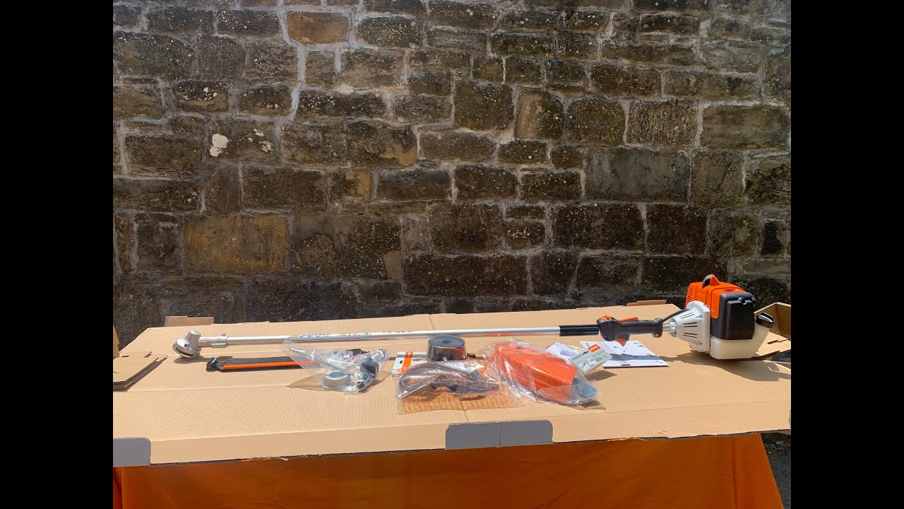 Stihl FS 120R Unboxing & First Start 4K - YouTube