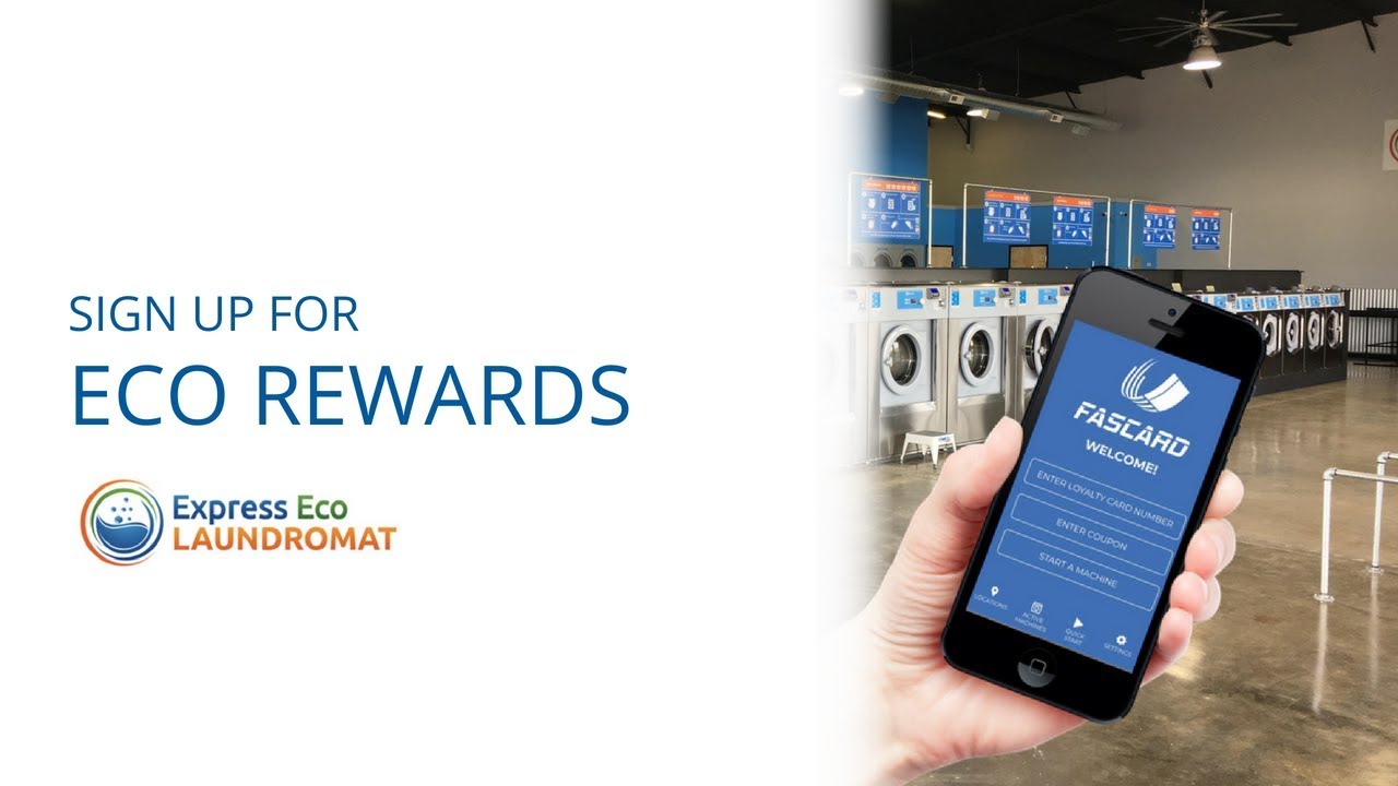 Sign Up for Eco Rewards | Express Eco Laundromat - YouTube