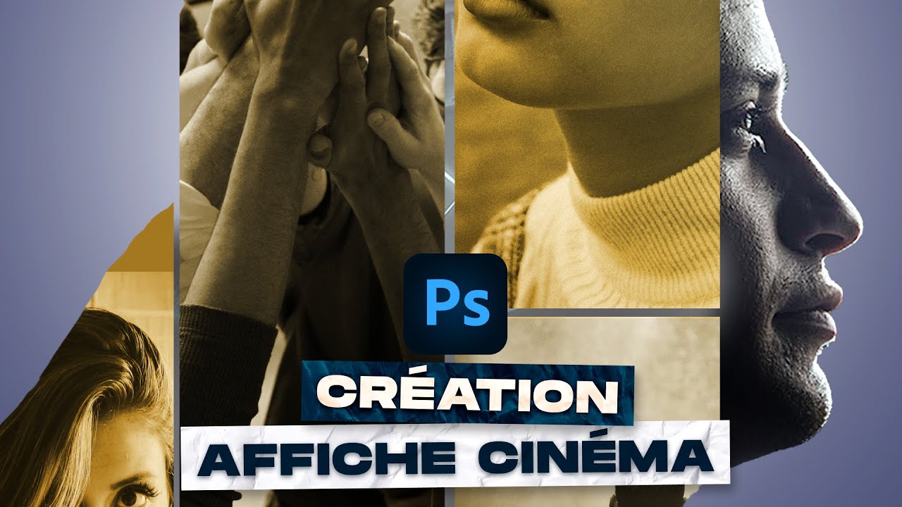 Apprendre à créer un fond d'affiche de cinéma - YouTube