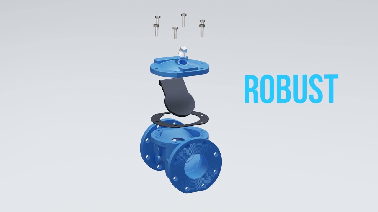 Flexible Rubber Disc Swing Check Valves, Flo-Flex® Model 745 - YouTube