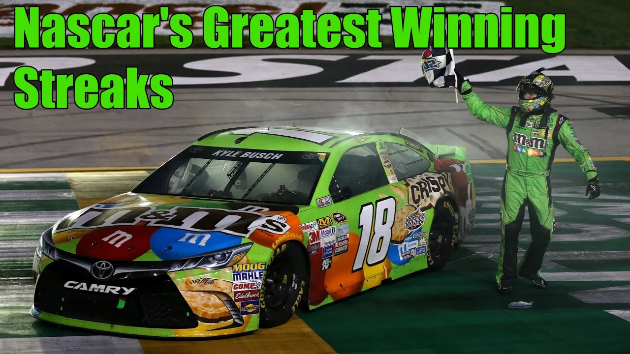 Nascar's Greatest Winning Streaks - YouTube