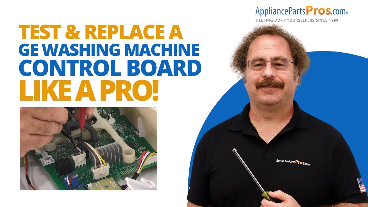 How To Test and Replace a GE Washing Machine Control Board - YouTube