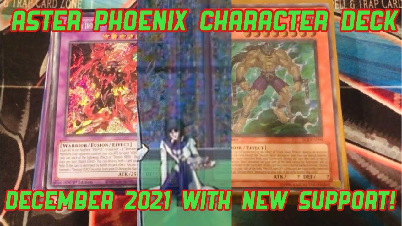 YUGIOH GX ASTER PHOENIX DESTINY HERO ANIME CHARACTER DECK PROFILE Post ...