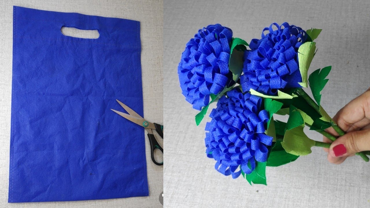 New Amazing Hand making Flower design idea.3d Very Easy Hand making ...