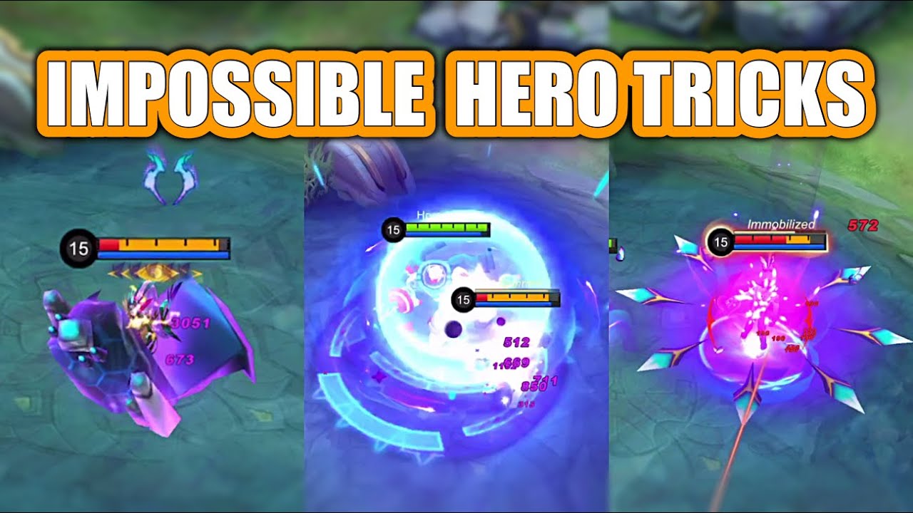 HERO TRICKS YOU WILL NEVER TRY | SKILL CASTER MIYA MAGE ATLAS AND MORE ...