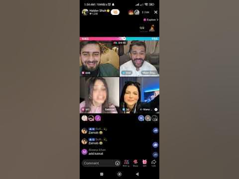 Haider Shah and Saleena Fight in Tiktok live | Dogar ne Sulah karwayi ...