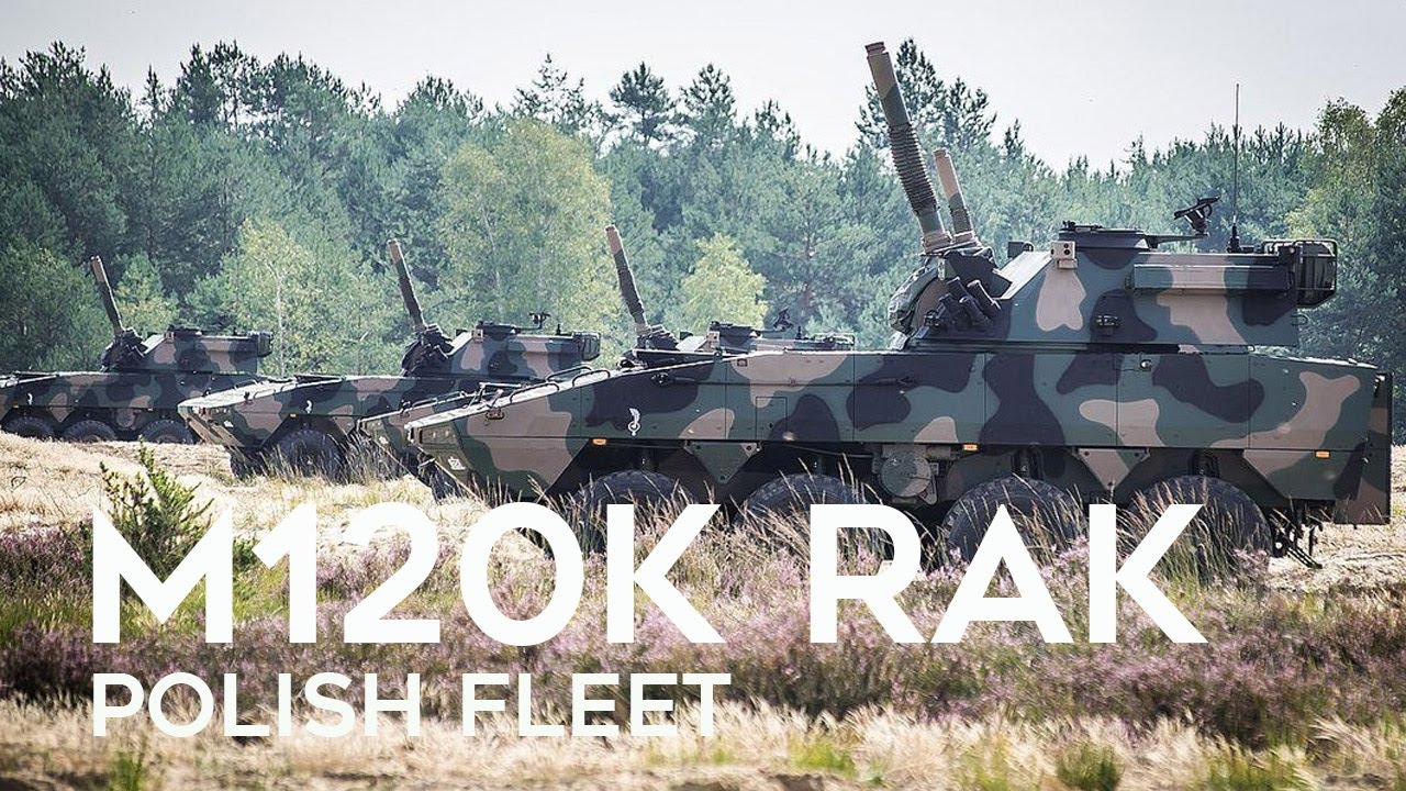 M120K RAK: Meet Poland's 120 mm Self-Propelled Mortar Fleet - YouTube