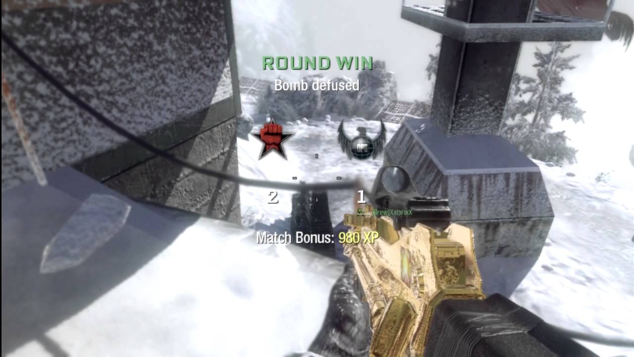 Call of duty black ops search and destroy gold famas - YouTube