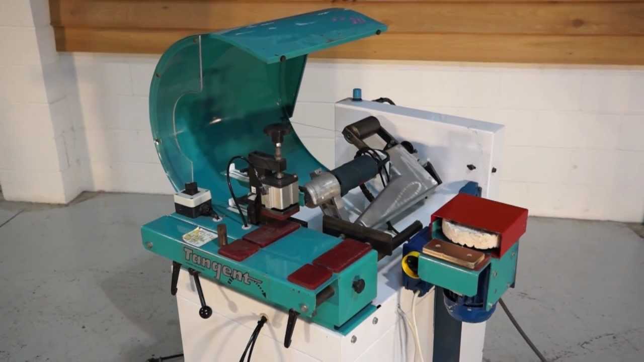 HOLZ-HER TANGENT CORNER ROUNDER - YouTube