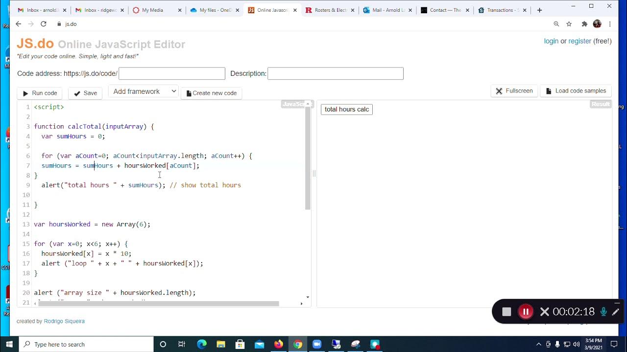 Spring CS170 array function example Source - YouTube