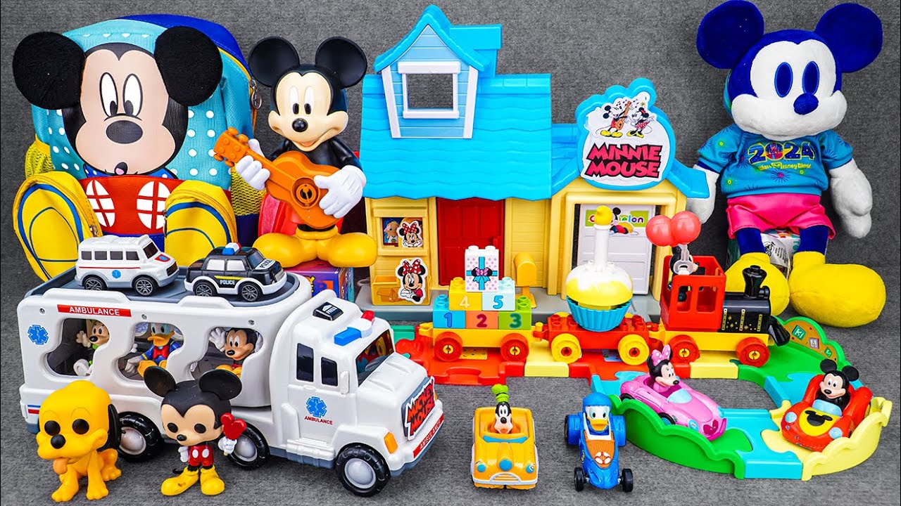 Satisfying with Unboxing Disney Mickey Mouse Deluxe Clubhouse Playset ...