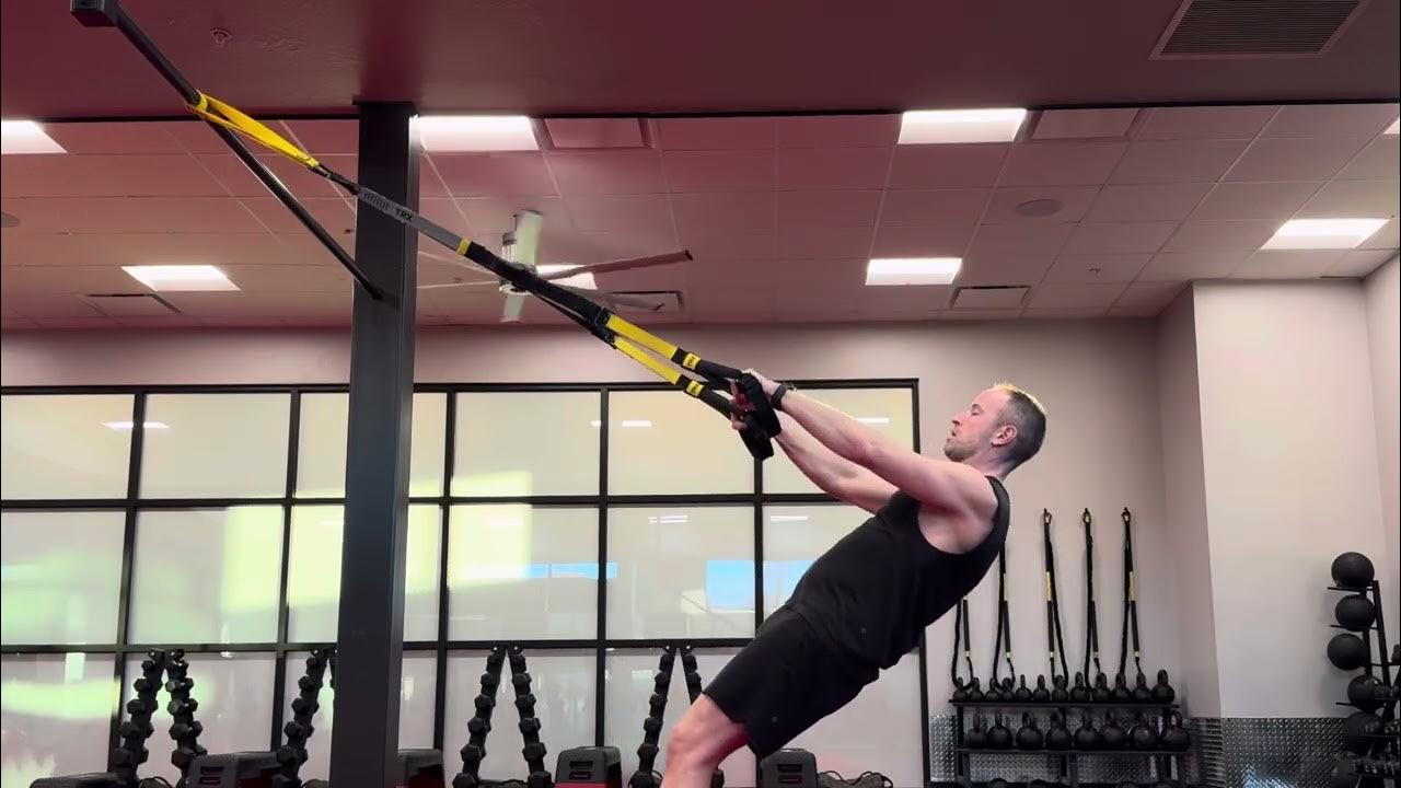 TRX High Row to Rotational Press - YouTube