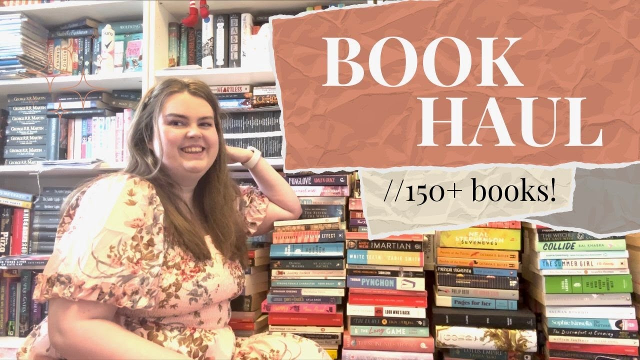 overconsumption's final boss | a 150+ book haul 📚💐 - YouTube