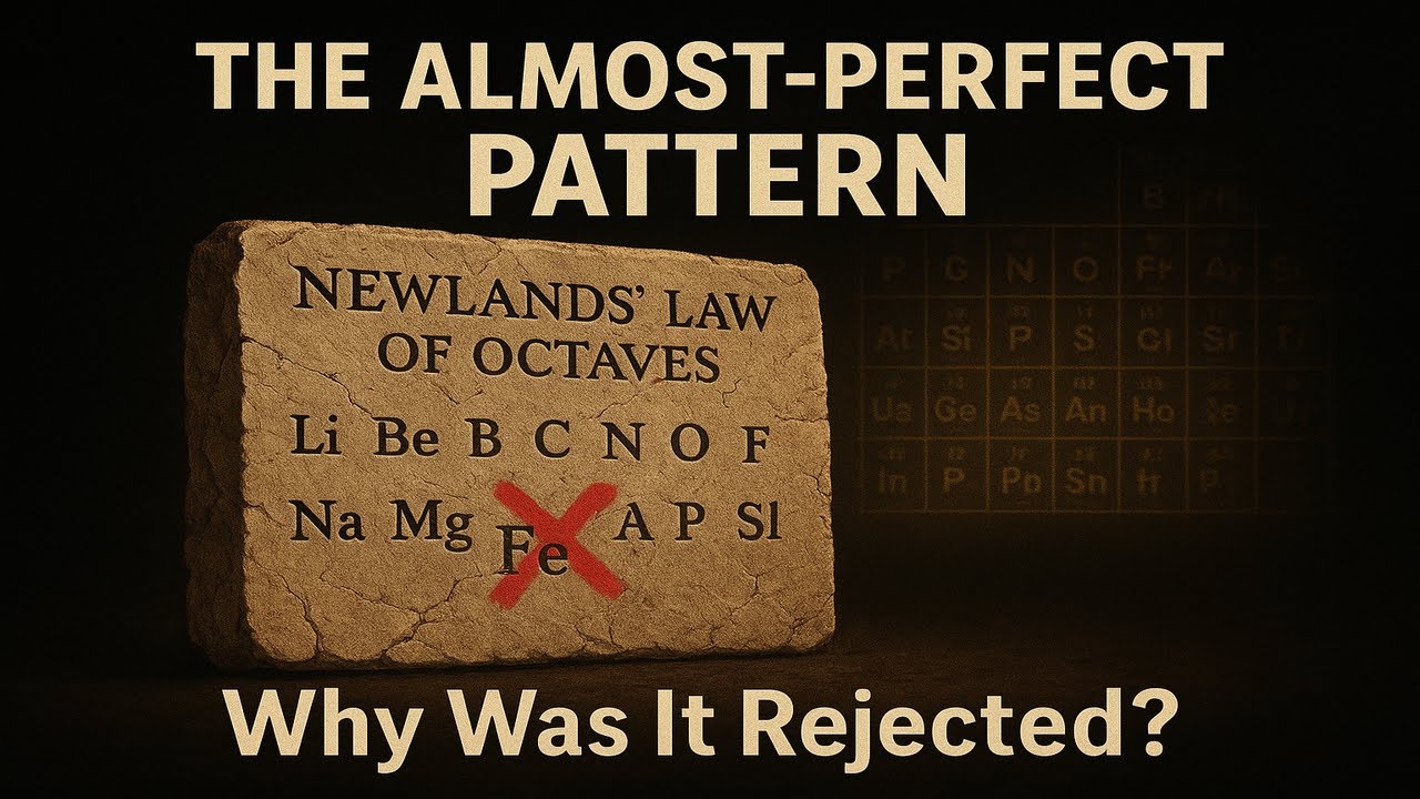 Newland Law of Octave || Periodic Classification of Elements || Science ...