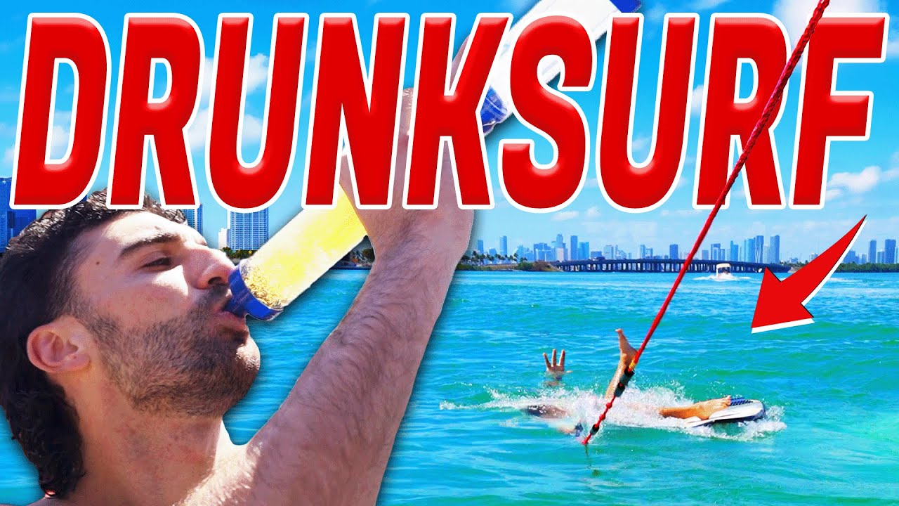 Can a PRO Teach Us to Wakesurf DRUNK? - YouTube