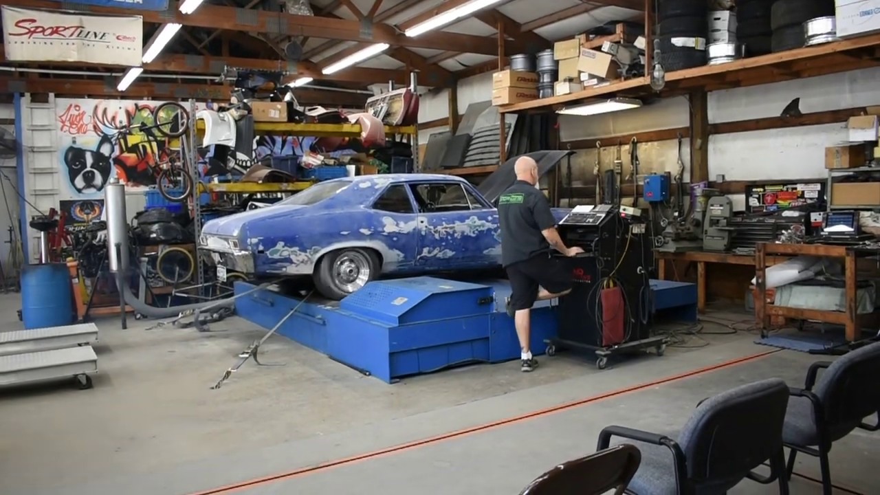 Nova on the Dyno. Procharger 383 (complete failure) - YouTube