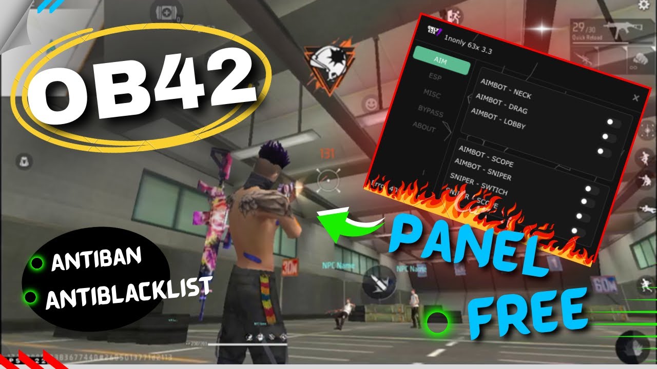 Antiban Panel for free fire || OB42 Panel || Antiblacklist - YouTube