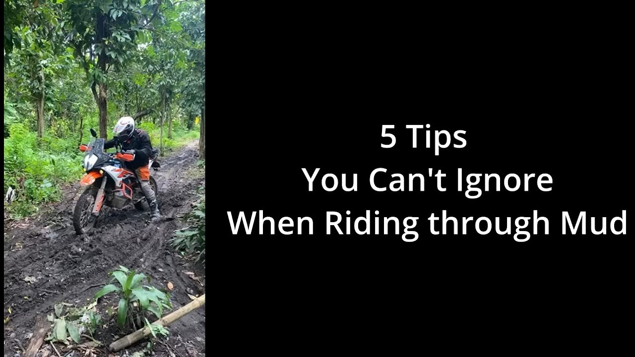 5 Tips for Riding Through Mud - YouTube