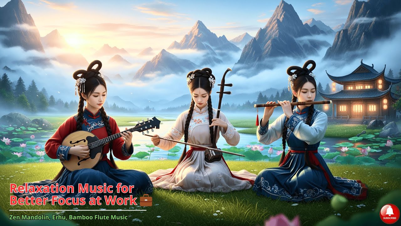 Relaxation Music For Better Focus At Work – Chinese Zen Music: Mandolin ...