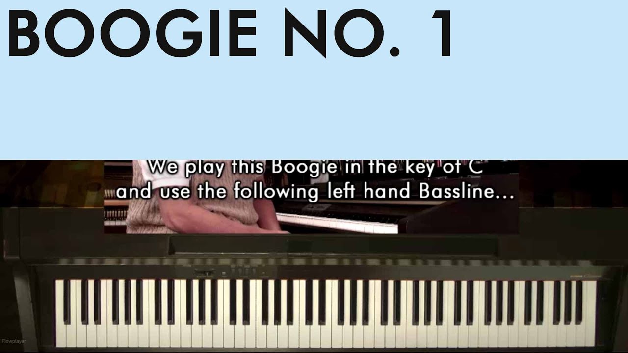 Boogie Piano Tutorial: BEGINNERS BOOGIE NUMBER 1 - YouTube