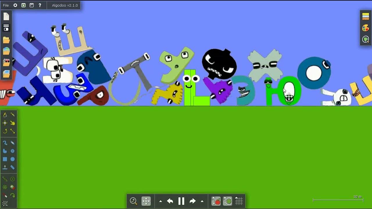 Algodoo Russian Alphabet Lore - YouTube