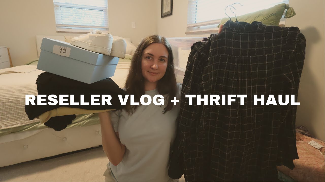 Reseller Vlog + Thrift Haul to Resell for Profit! - YouTube