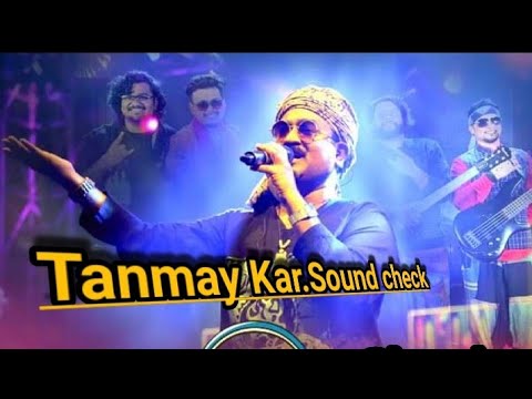 Tanmay kar and friends sound check//তন্ময় কর সাউন্ড চেক চলছে// করিমপুর ...